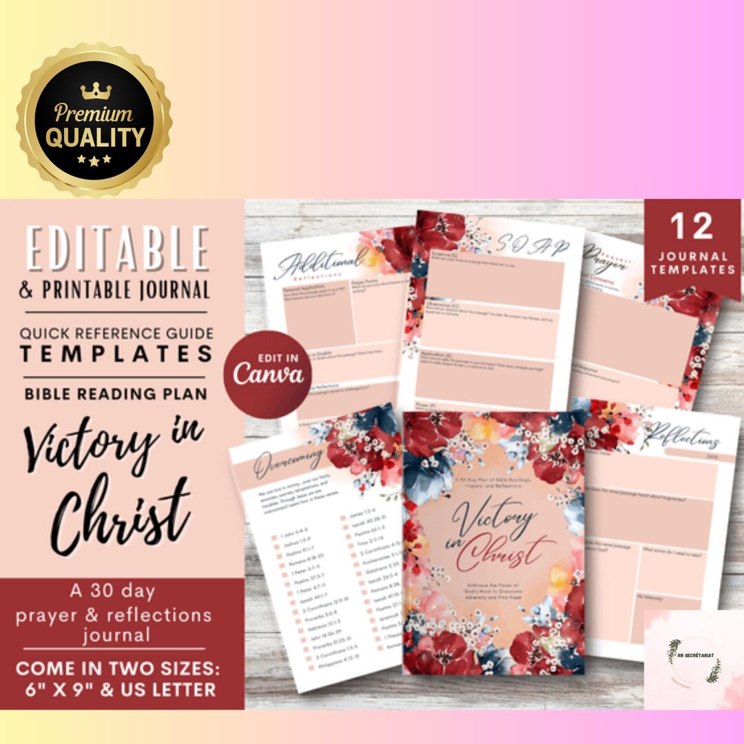 Editable and Printable Journal Templates for Personal Growth ...