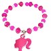 Pink Barbie Charm Bracelet - Etsy