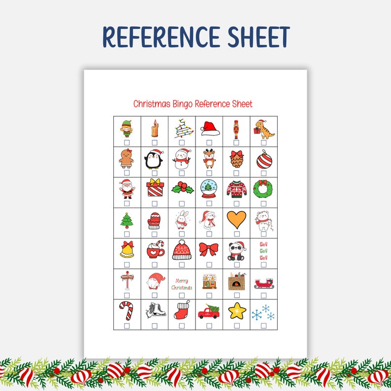 Christmas Bingo for 50, Work Holiday Bingo, Office Party Bingo ...