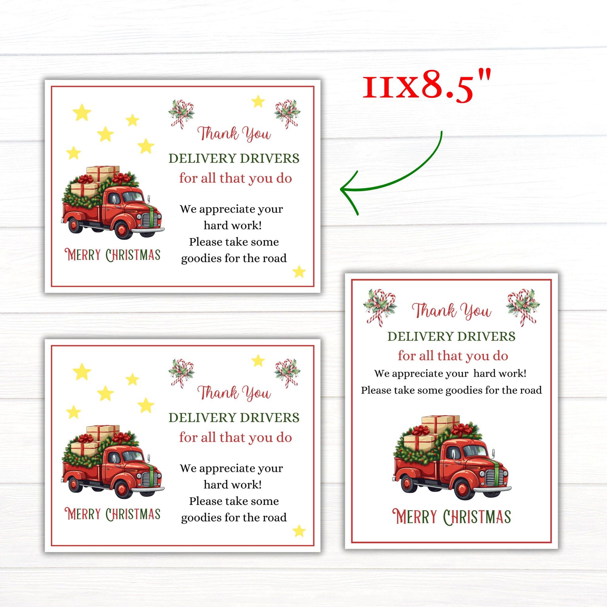 Delivery Driver Thank You Thank You Delivery Driver Thank - Etsy