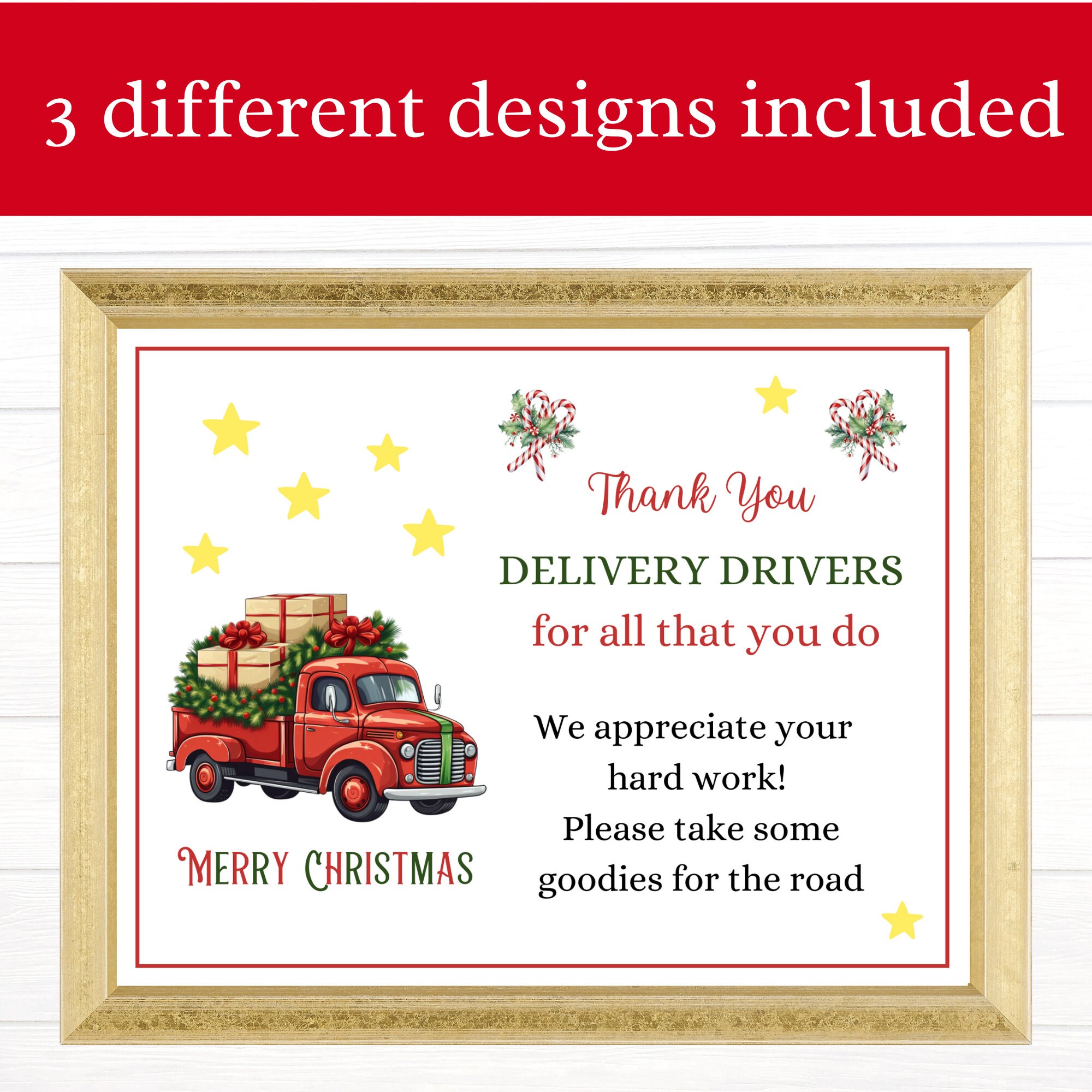Delivery Driver Thank You, Thank You Delivery Driver, Thank You Sign ...