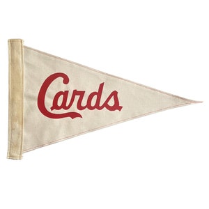 Cards Pennant | Handcrafted Vintage Style | St. Louis Cardinals ...