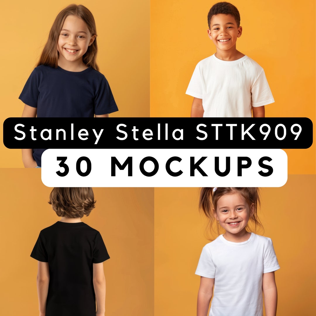 Stanley Stella STTK909 Mockup Bundle, STTK909 Kids Mockup Bundle, Kid ...