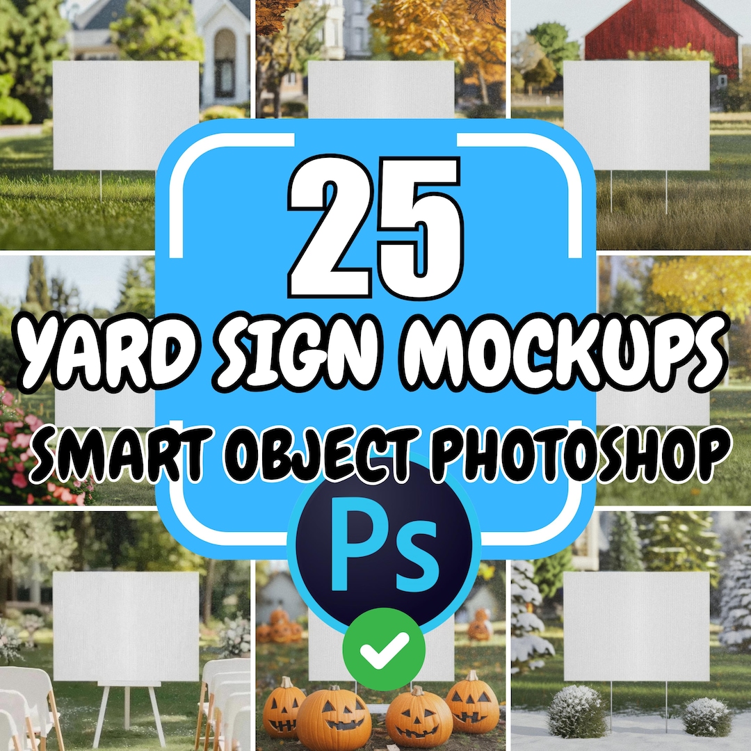 Garden Sign Mockup, Custom Realtor Sign, Wedding Sign Mockup, Birthday ...