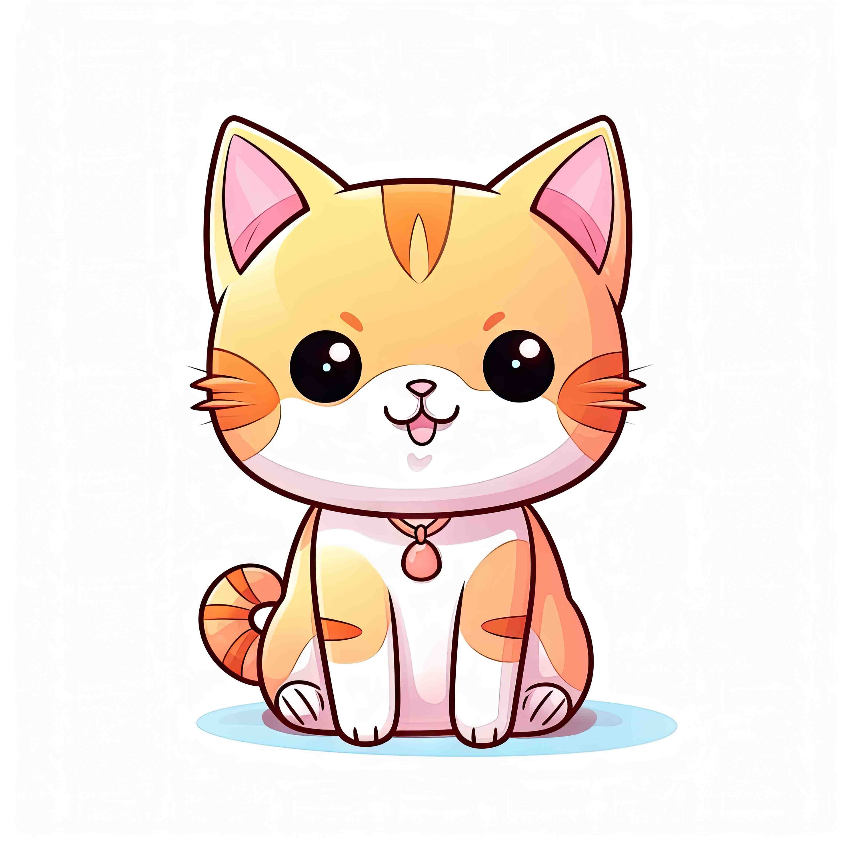 Cute Cat Clipart Cute Cats 75 PNG Images Digital - Etsy