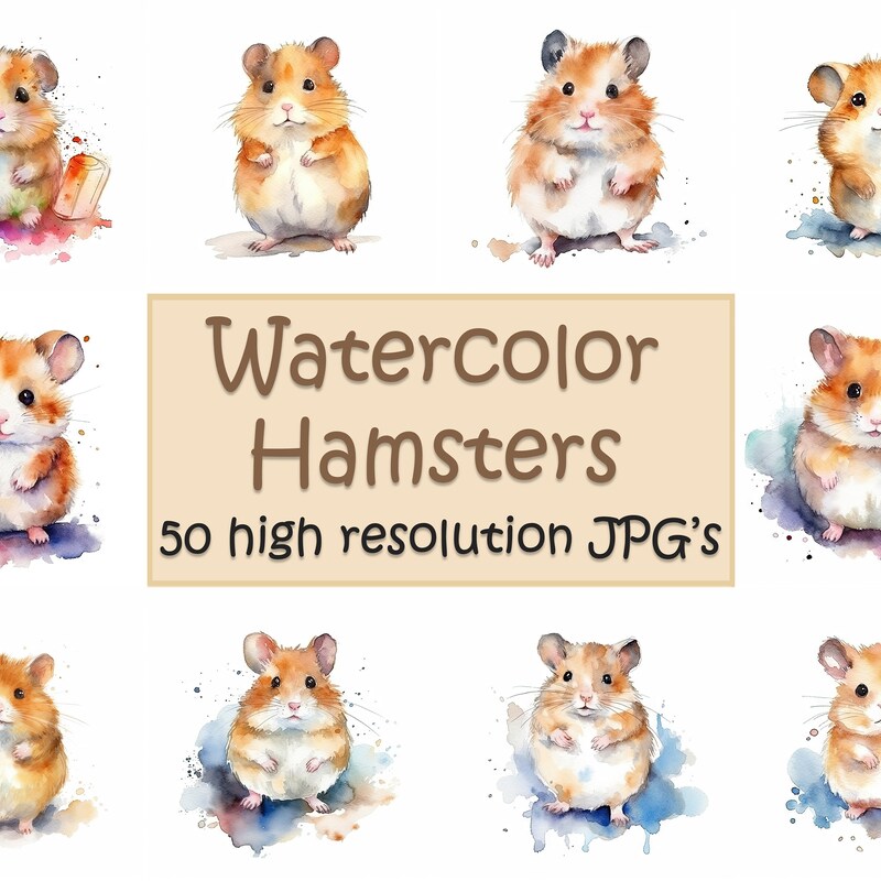 Hamster Painting - Etsy