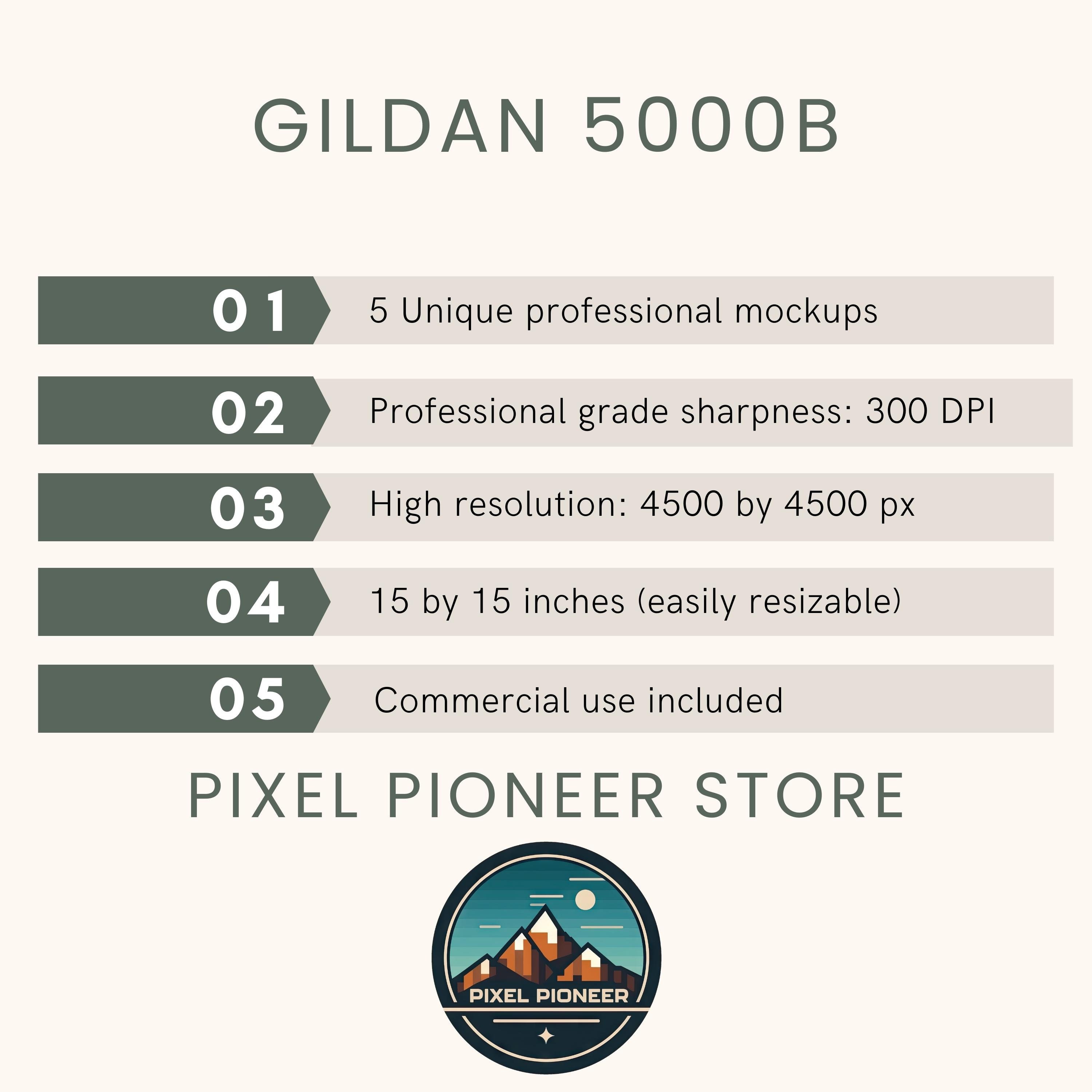 Gildan 5000b Sand Mocks, Gildan Youth Mockup Bundle, G5000B Beige Mock ...