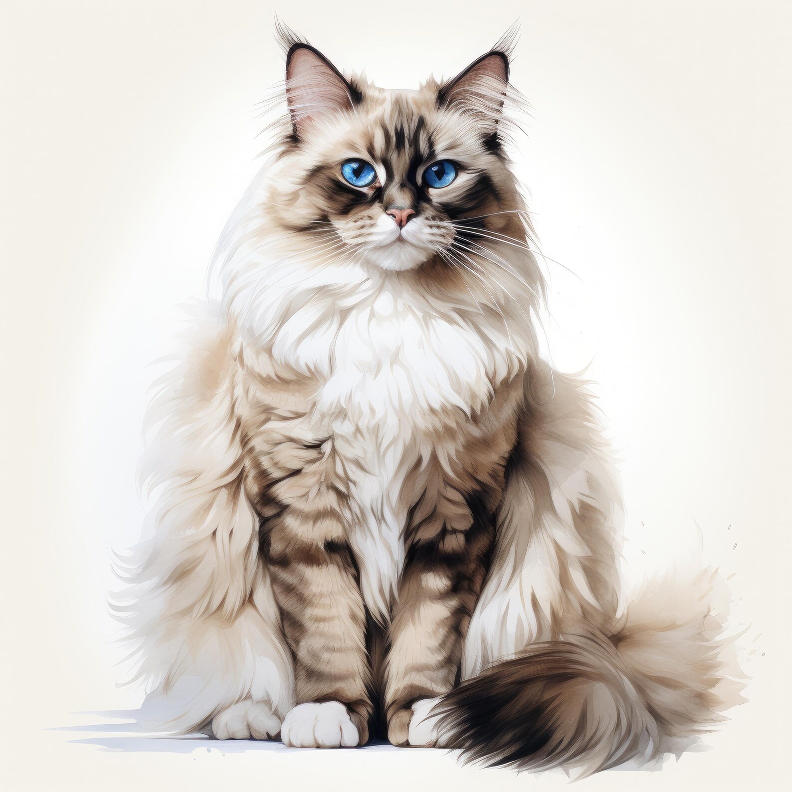 Ragdoll Cats Clipart Bundle POD Allowed Comemercial Use - Etsy