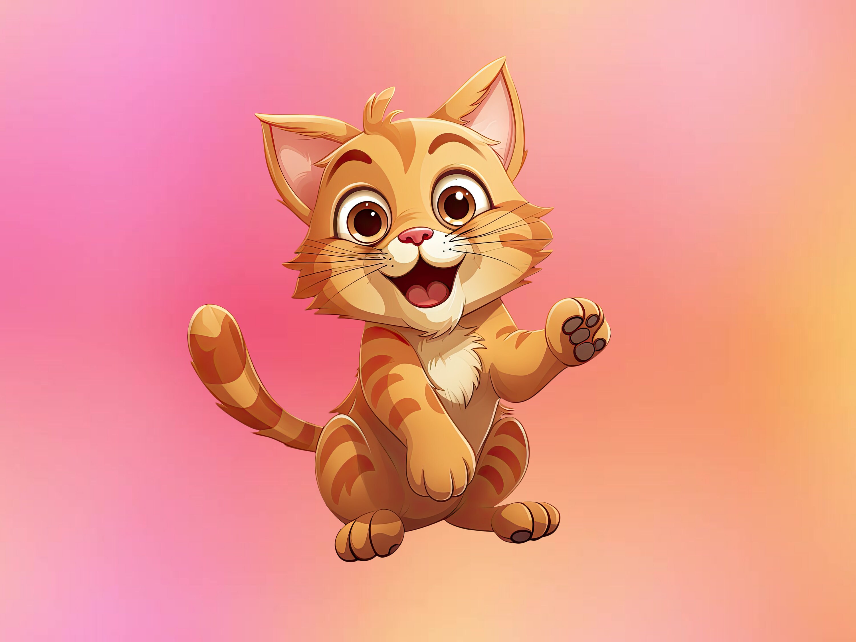 Cute Cats Clipart | Cat Stickers | 50 PNG Images | Kawaii Cats | Cute ...