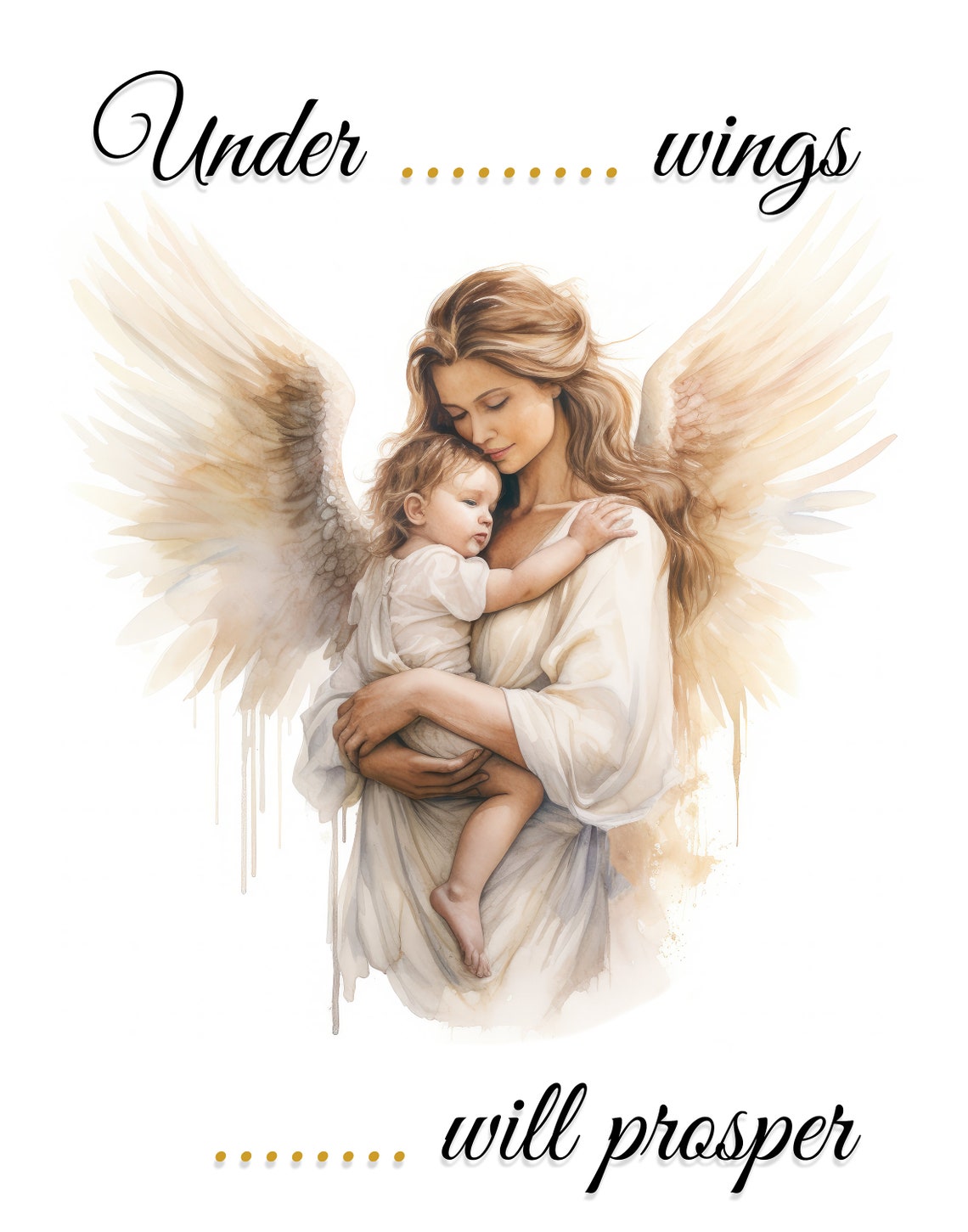 Personalized Portrait of Motherhood, Babyshower Gift for Mother, Custom ...