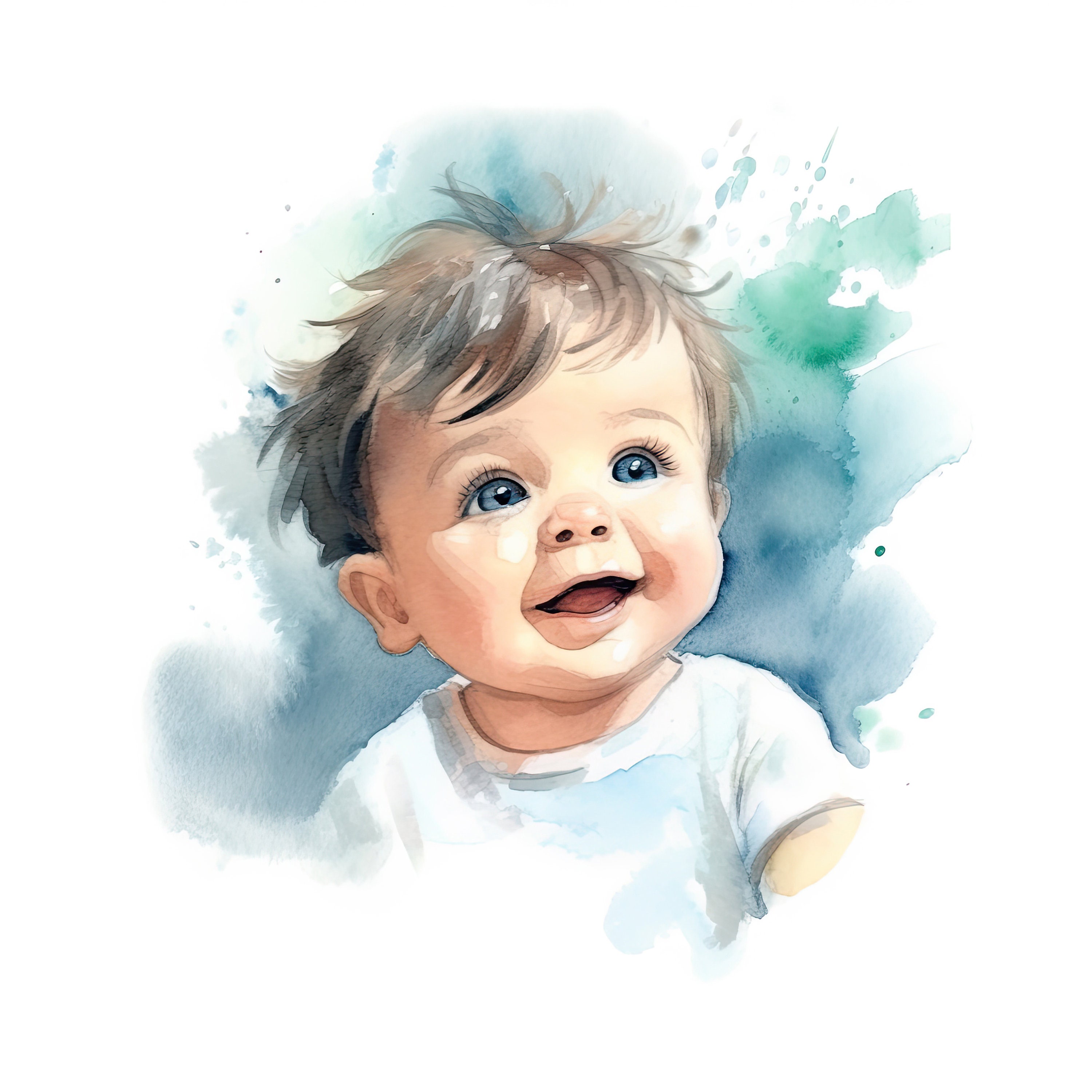 Watercolor Babies 50 High Resolution Jpg's Baby Clipart - Etsy