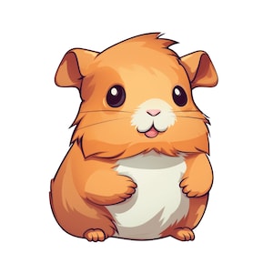 Guinea Pig Png, Guinea Pig Clipart, Guinea Pig Art, Cute Guinea Pig Png ...