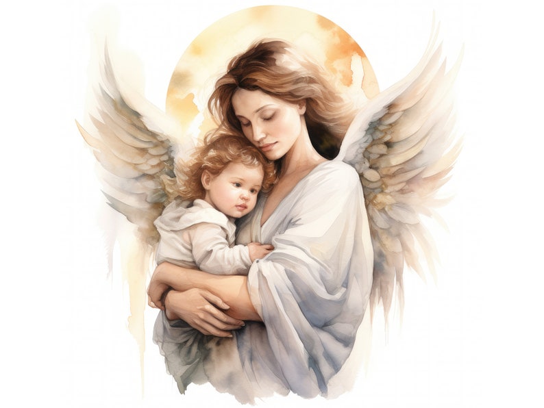 Mother Angel Clipart, Babyboy Angel, Babygirl Angel, Angle Baby Shower ...