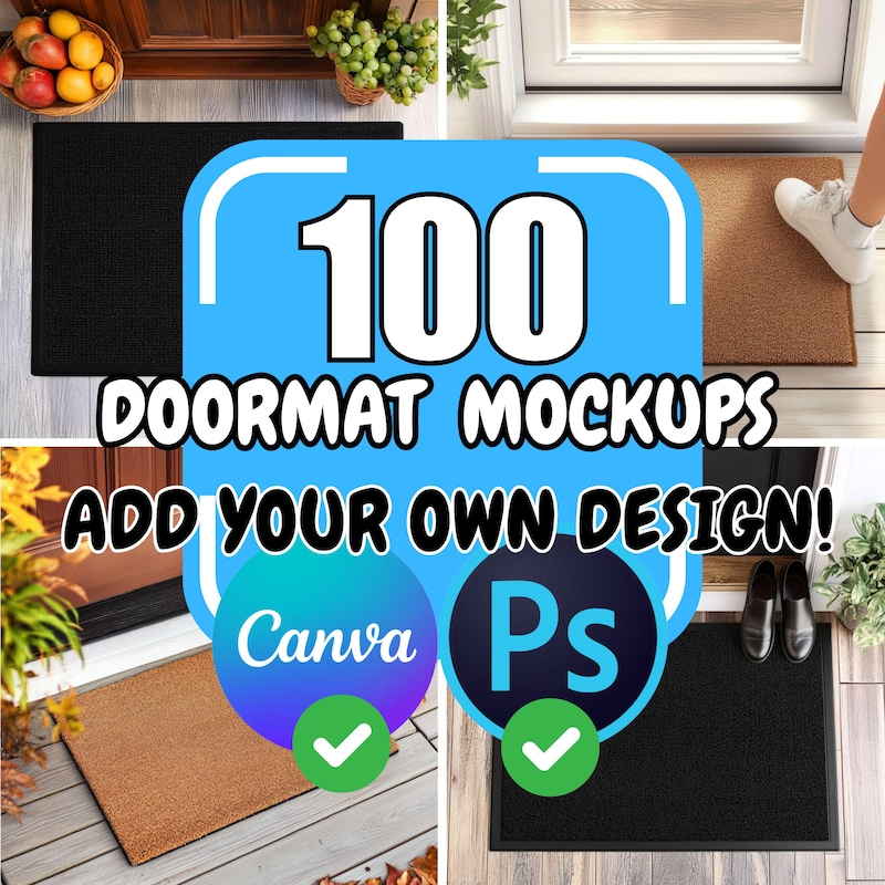 Doormat Mockup - Etsy