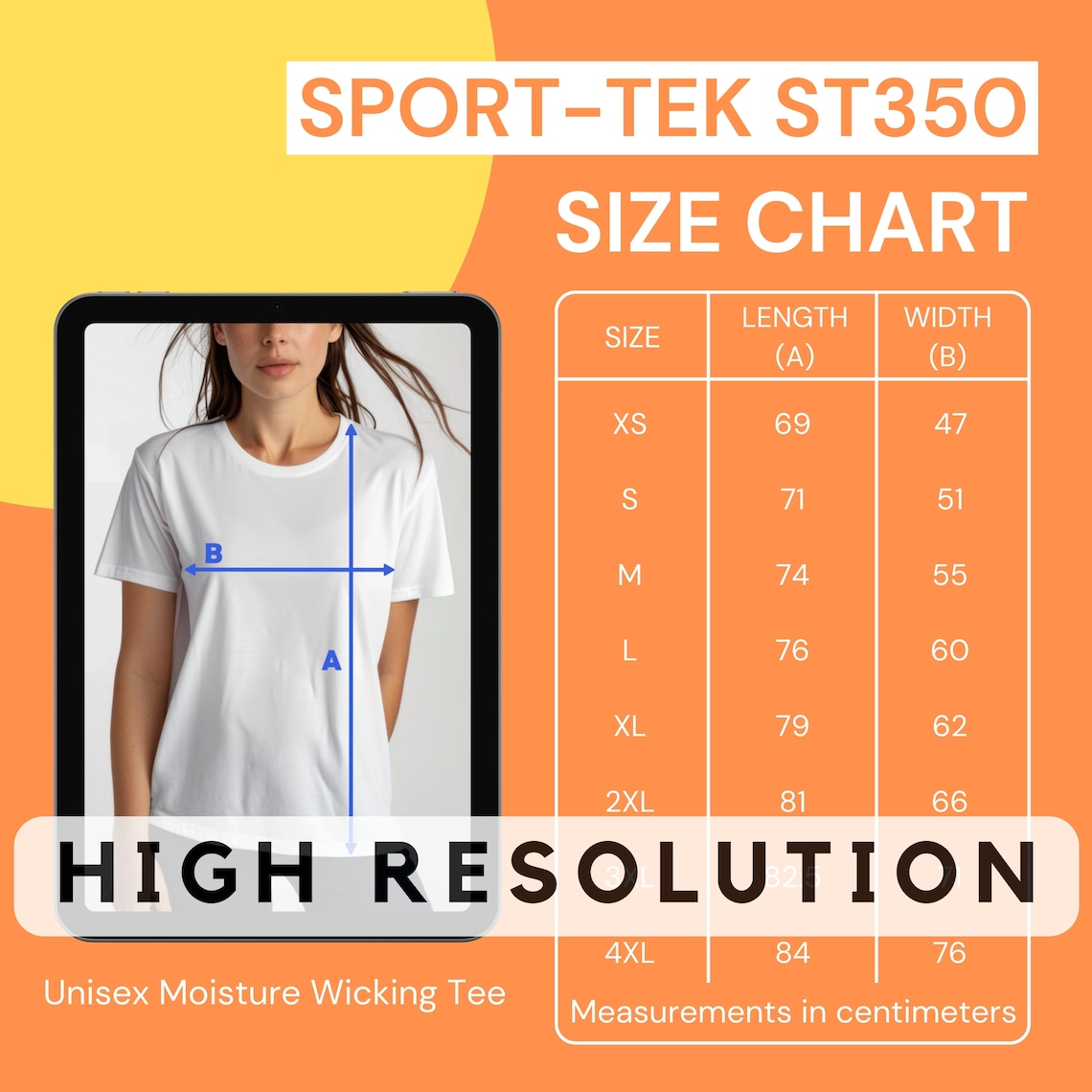 Sport-tek ST350 Size Chart, T-shirt Size Chart, Unisex Size Chart ...