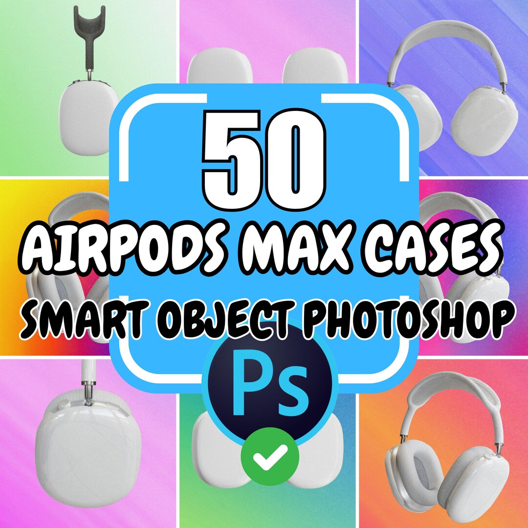 Airpods Max Case Mockups Package, Sublimination Airpods Max, Apple ...