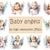 Baby Angels Clipart Watercolor Angel Babies Postcard 50 High Resolution Jpg's - Etsy