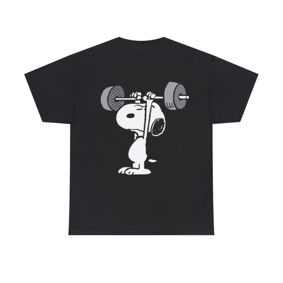 Snoopy GYM T-shirt - Etsy