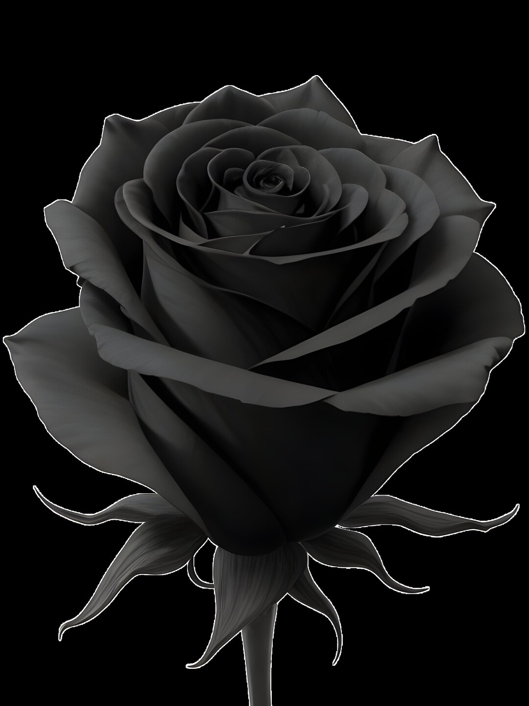 Black Rose Transparent Backrgound, Black Rose, Tranparent Rose, Black ...