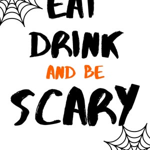 Printable Halloween Art- Printable Halloween Decor - Etsy