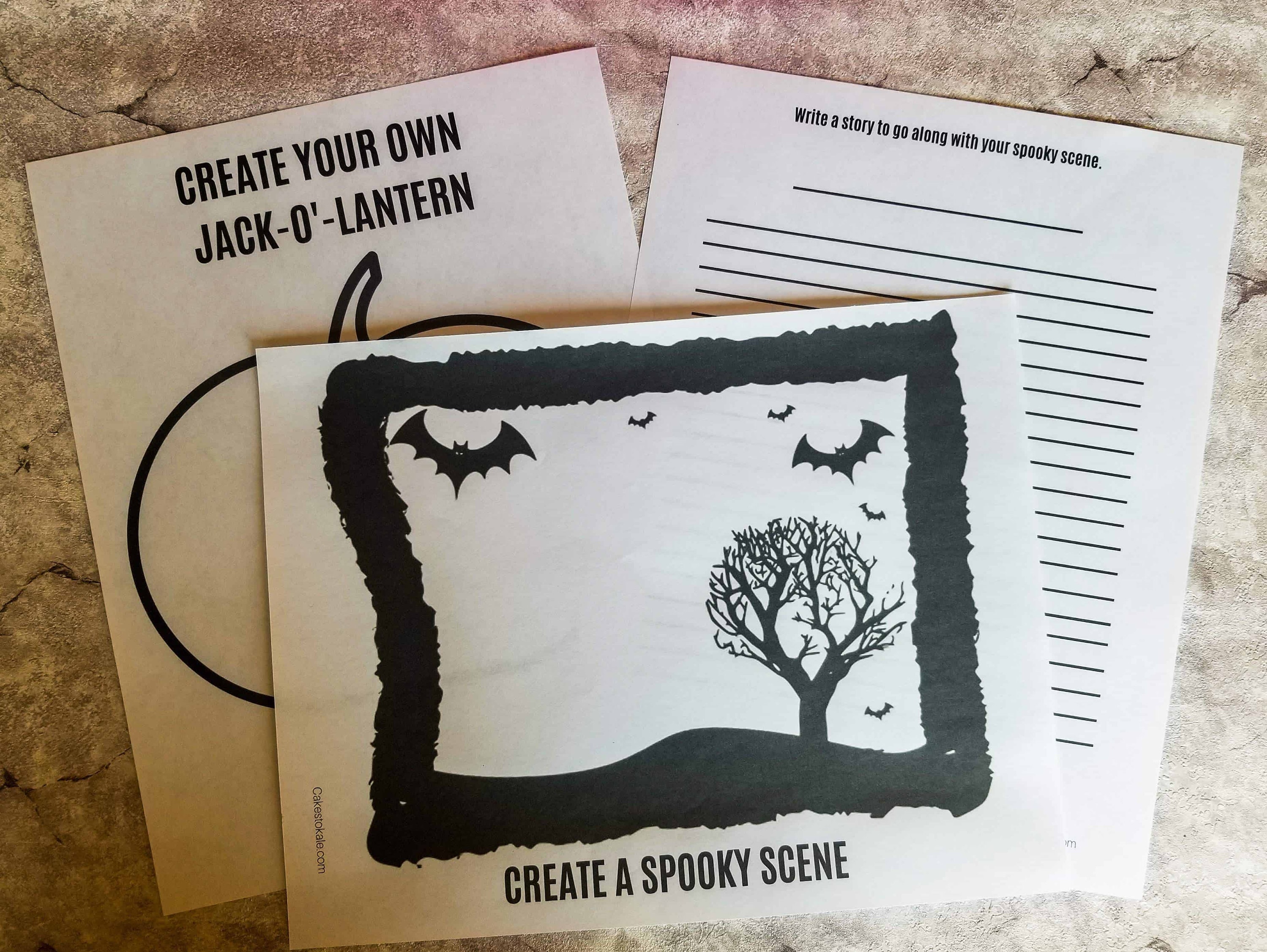 Kids Halloween Printable Pack With Bingo, Word Search, Games, Crafts ...