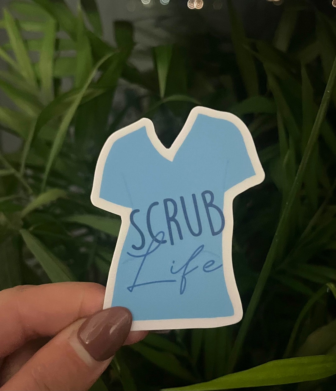 Scrub Life Sticker - Etsy