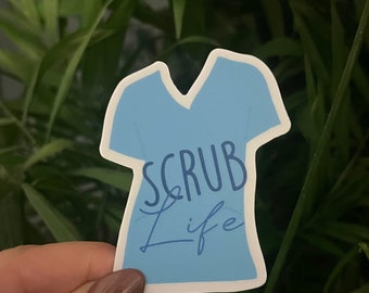 Scrub Life Sticker - Etsy