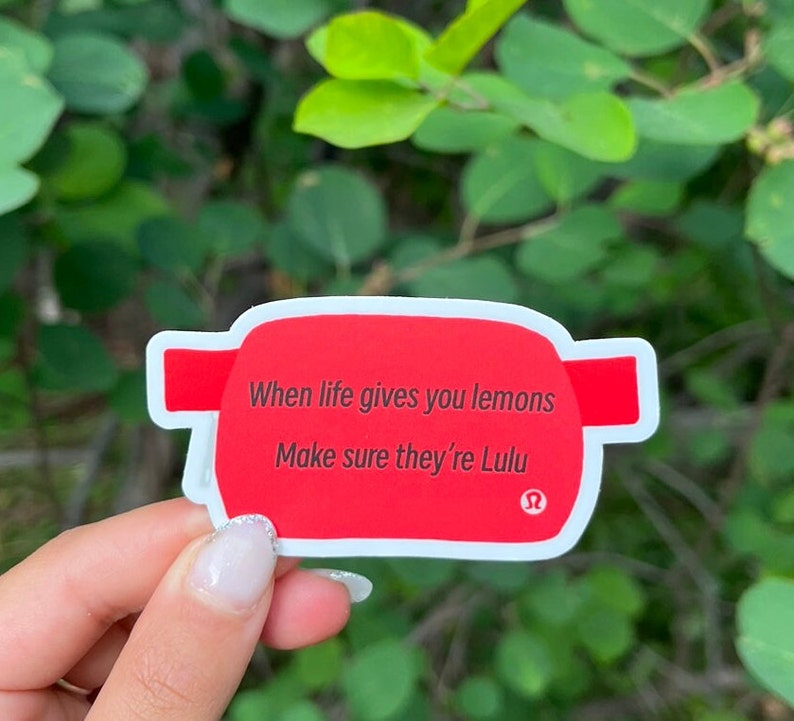 When Life Gives You Lemons Make Sure They Are Lulu Belt Bag Sticker - Etsy