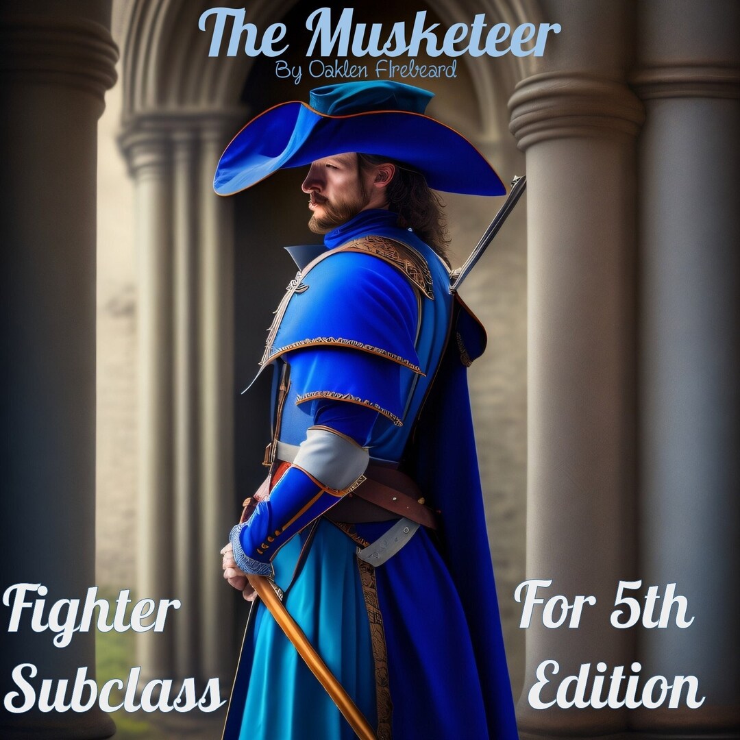 The Musketeer: Homebrew Fighter Subclass for 5e - Etsy
