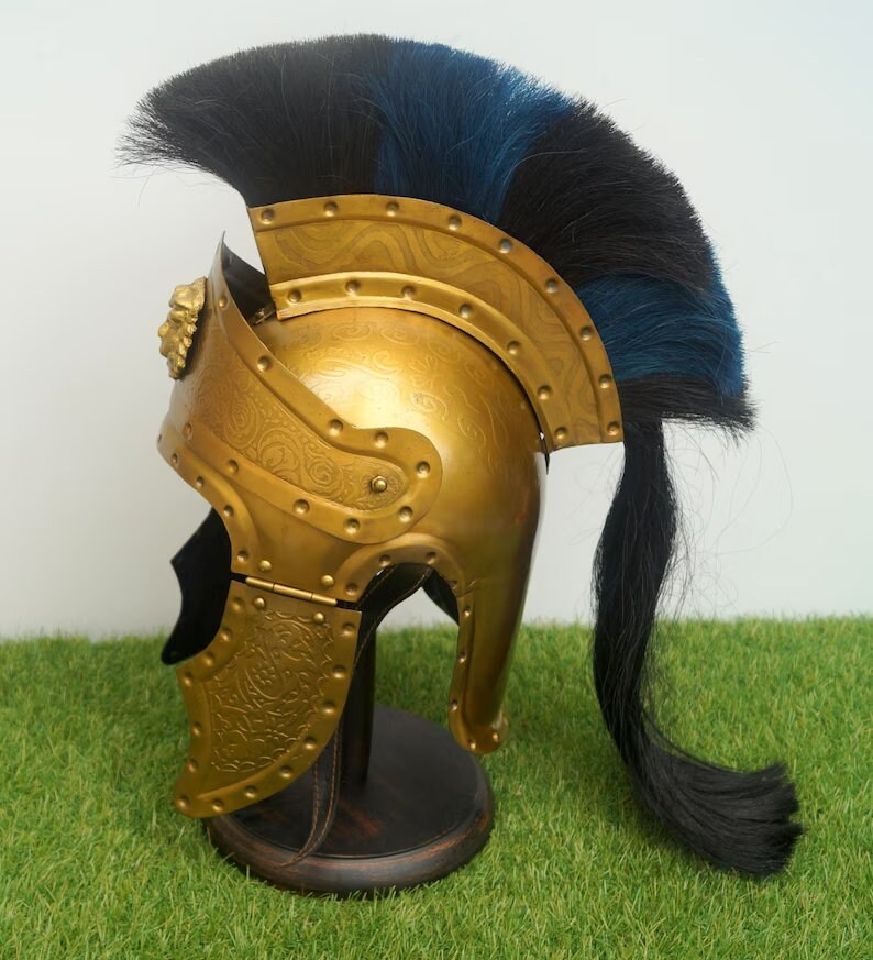 Roman Empire General Helmet With Plume Crest Armor Helmet Collectible ...