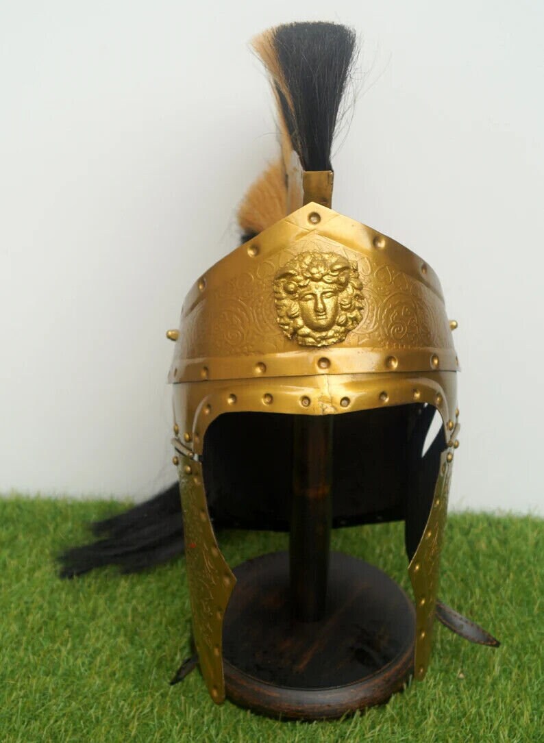 Roman Empire General Helmet With Plume Crest Armor Helmet Collectible ...