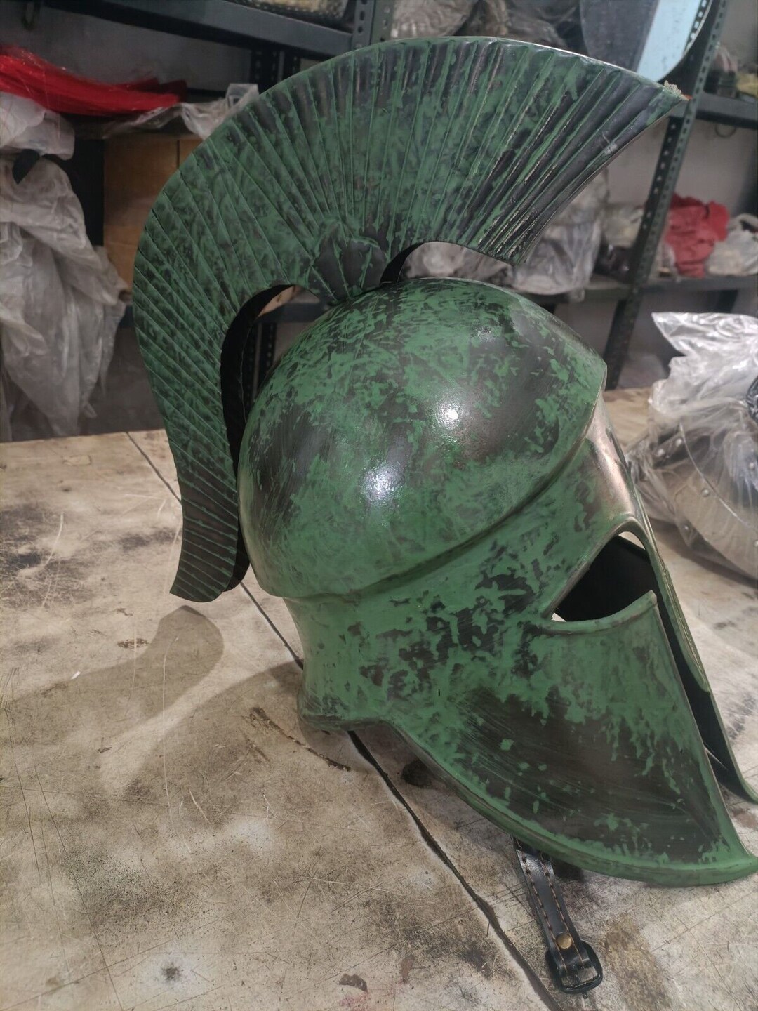 Greek Corinthian Helmet Medieval Armor Steel Helmet With Iron - Etsy