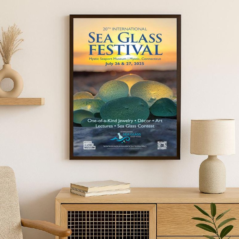 Sea Glass Artwork Coastal - Etsy