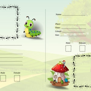Bug Spotting Booklet Garden Insect Hunting Journal - Etsy
