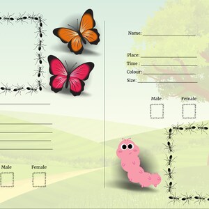 Bug Spotting Booklet Garden Insect Hunting Journal - Etsy
