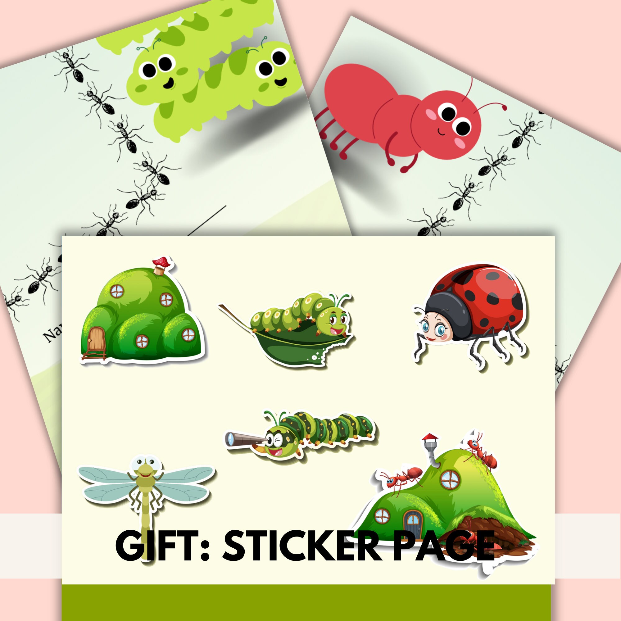 Bug Spotting Booklet Garden Insect Hunting Journal - Etsy