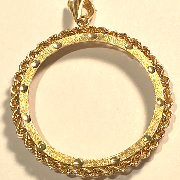 Coin Pendant Holder - Etsy