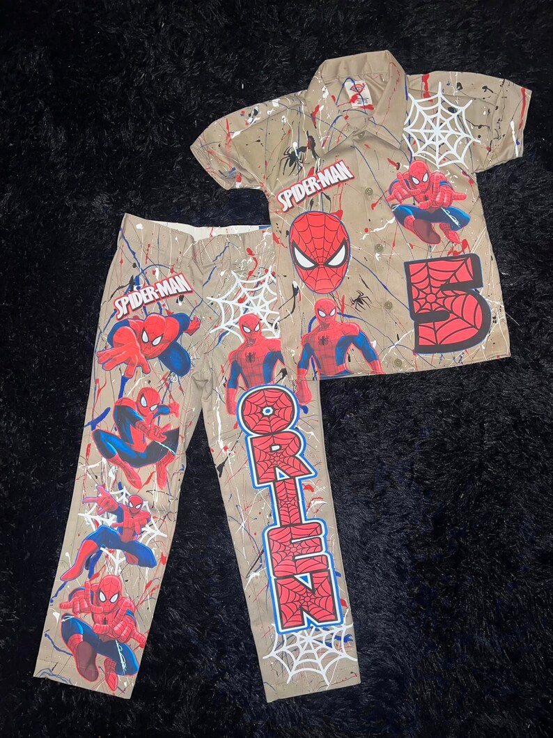 Spider Inspired Dickies Set, Dickies 2pc Outfit, Custom Dickies, Any ...