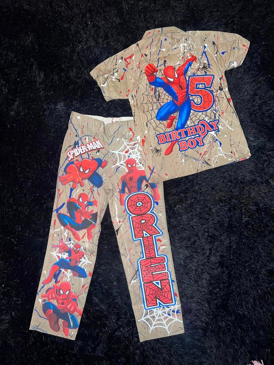 Spider Inspired Dickies Set, Dickies 2pc Outfit, Custom Dickies, Any ...