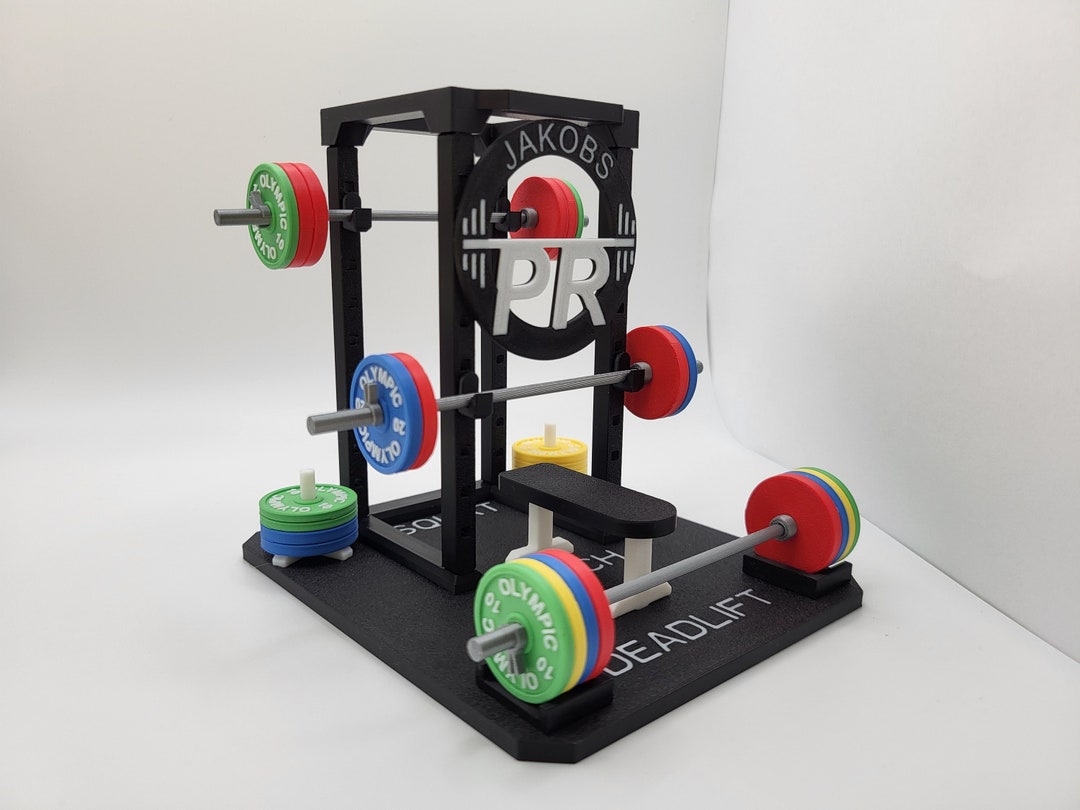 PR Tracker/personal Record/best Perfomance Display/mini Squat Rack ...