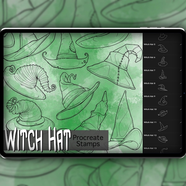 Witch Stamp - Etsy