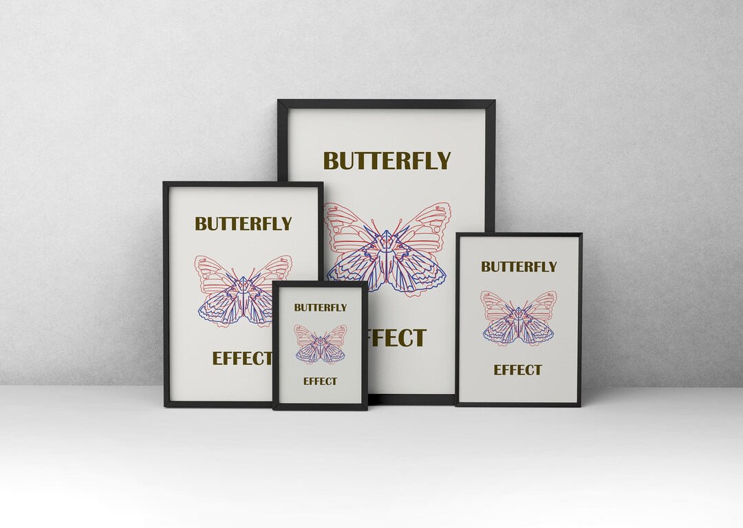 Butterfly Effect, Butterfly Effect Print, Butterfly Print, Butterfly ...