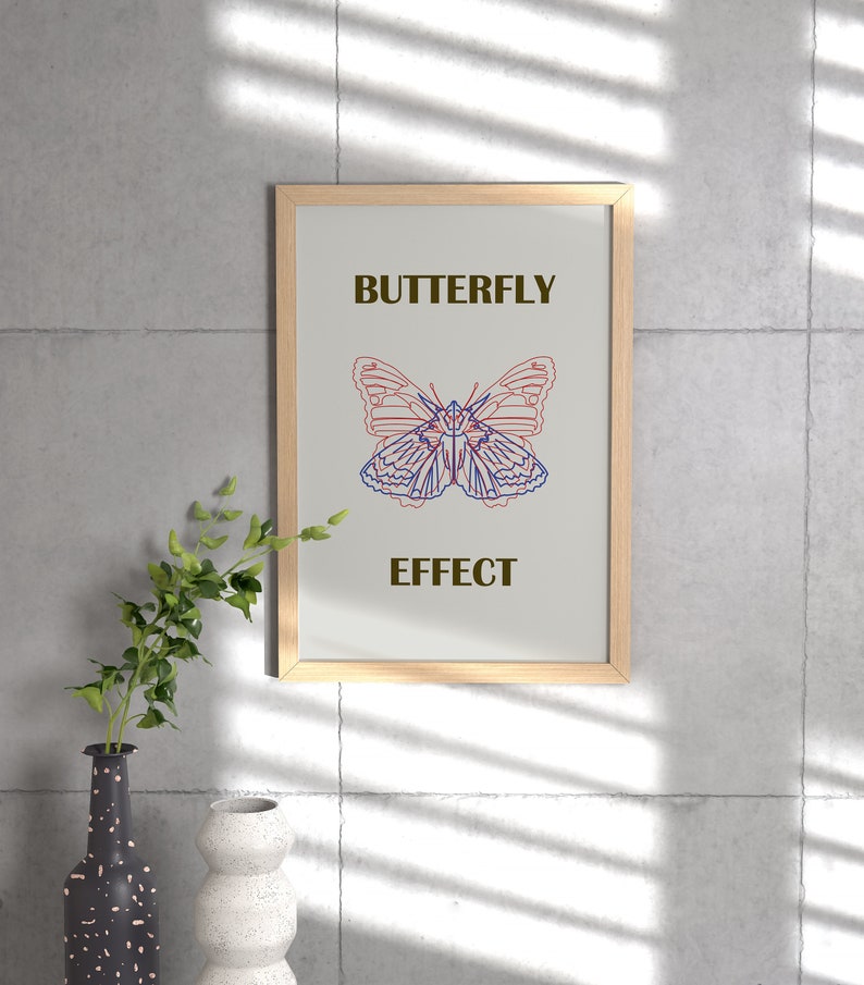 Butterfly Effect, Butterfly Effect Print, Butterfly Print, Butterfly ...