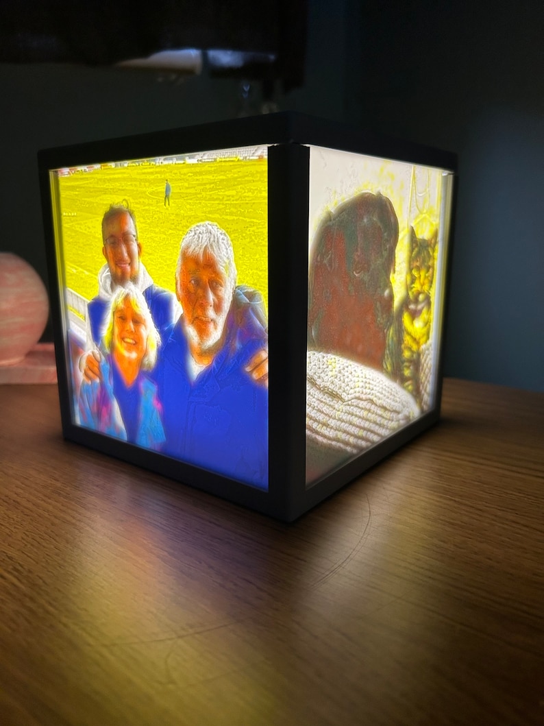 3D Printed Colour Lithophane Lightbox With Interchangeable Panels - Etsy