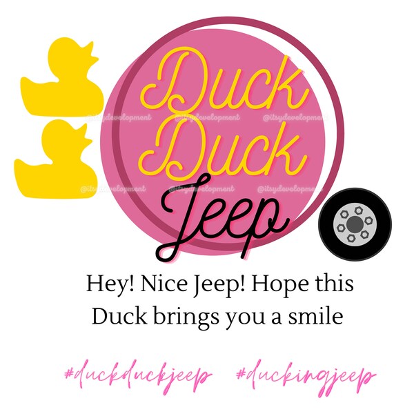 Jeep Duck Tags - Etsy