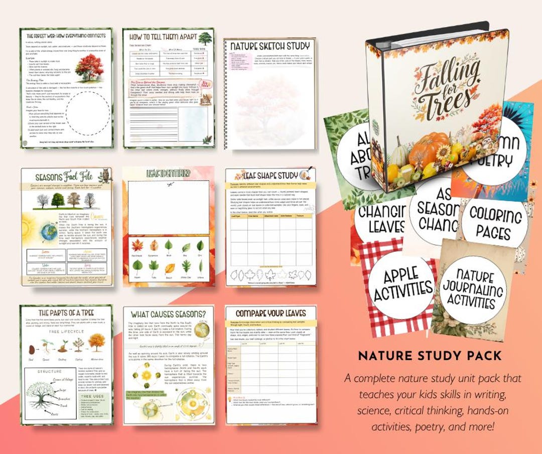 Autumn Activities for Kids | Falling for Trees Nature Study Unit ...