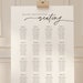 Bar Mitzvah Seating Chart, Table Numbers Seat Board Plan, Printable ...