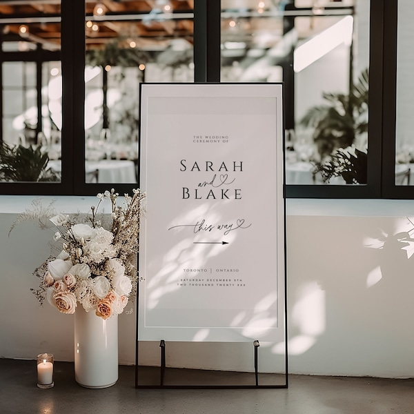 This Way Sign - Etsy