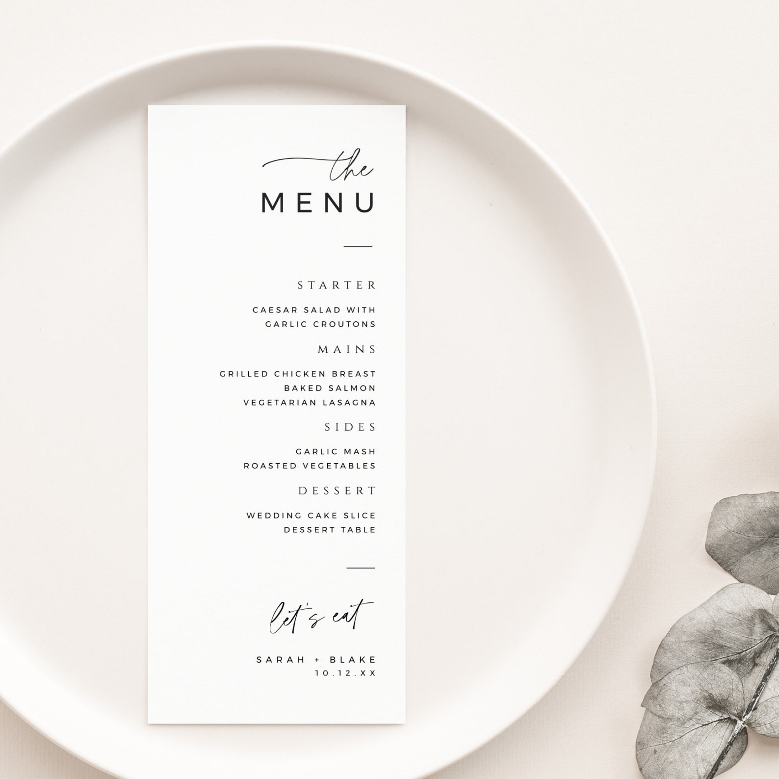 Wedding Fun Facts Card, Table Menu Place Setting, Infographic Timeline ...