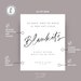 Wedding Blanket Sign Printable, Minimalist Modern Outdoor Guest, to ...